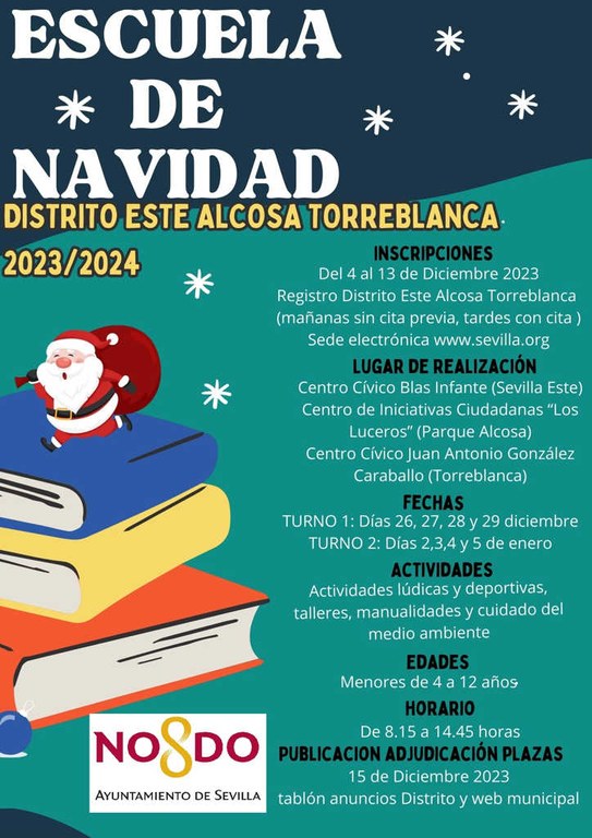 Escuela de Navidad 2023-2024 del Distrito Este Alcosa Torreblanca ... Escuela de Navidad 2023-2024 del Distrito Este Alcosa Torreblanca ...