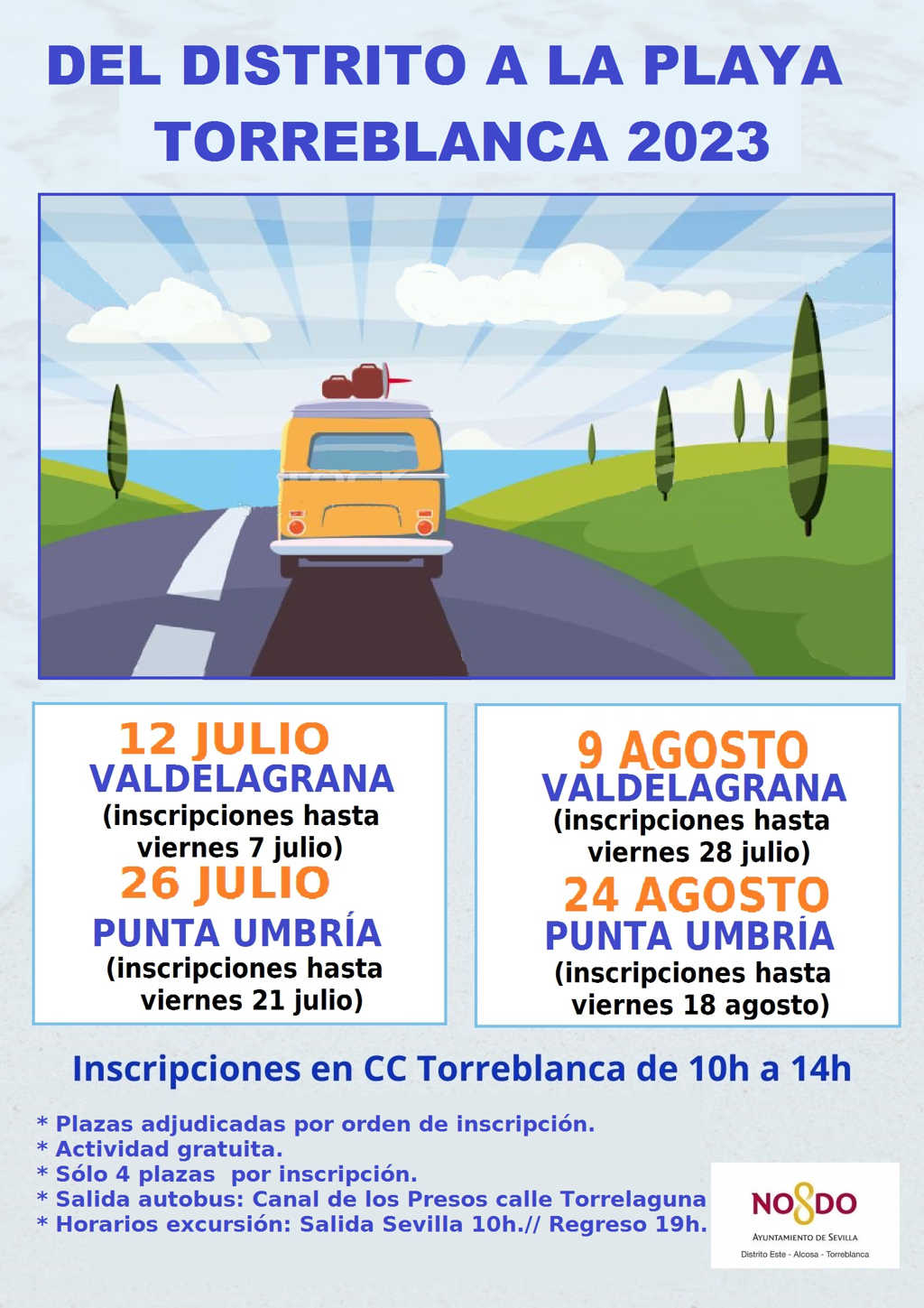Excursiones a la Playa 2023: Este - Alcosa -Torreblanca — Este - Alcosa ... Excursiones a la Playa 2023: Este - Alcosa -Torreblanca — Este - Alcosa ...