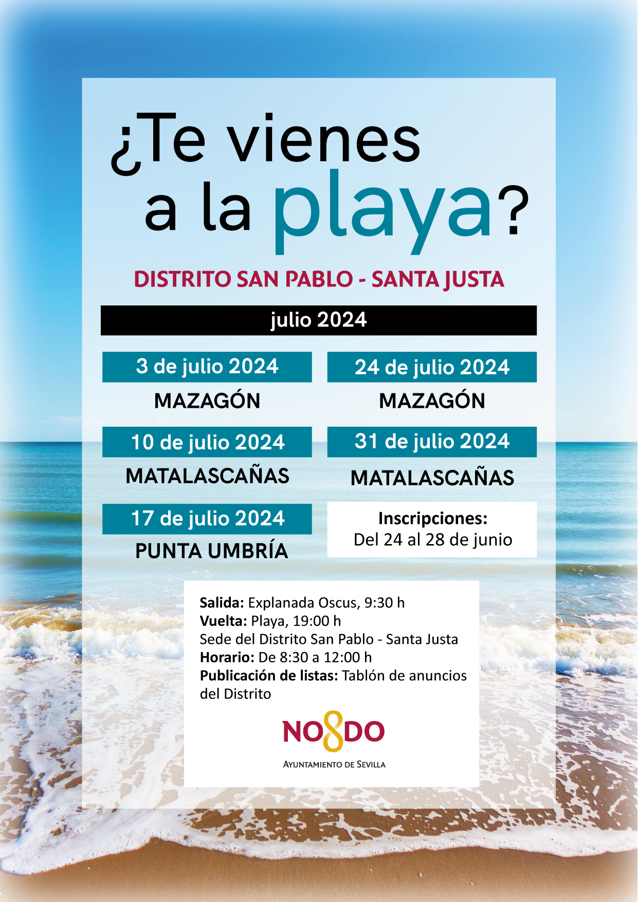 VIAJES A LAS PLAYAS DE MATALASCAÑAS – PUNTA UMBRÍA - MAZAGÓN — San ...